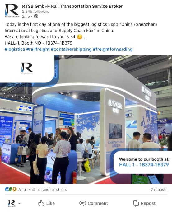 International Logistics and Supply Chain Fair, Shenzhen - RTSB Group